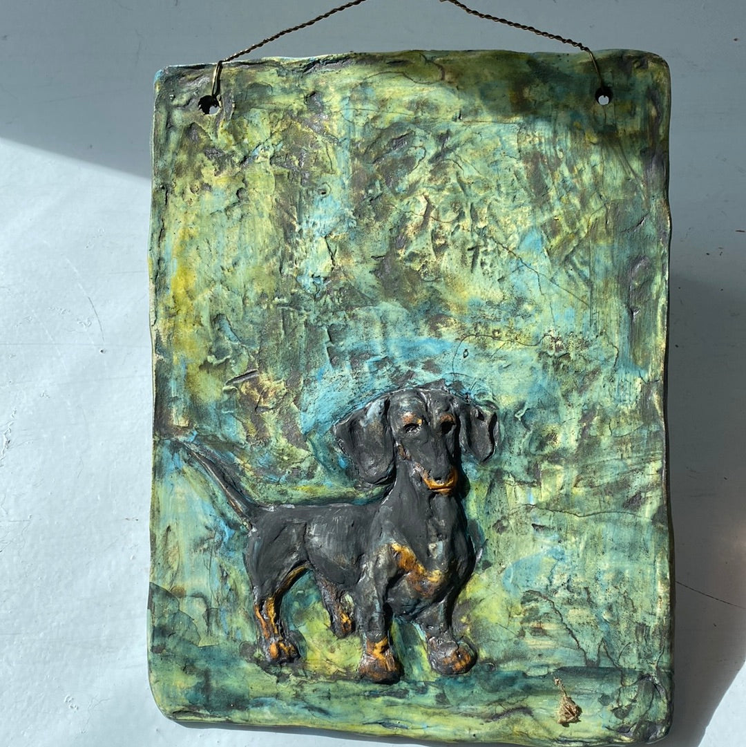 Dachshund wall hanging – Christine Cummings